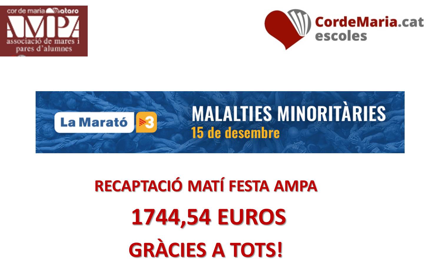 La Marató - Escola Cor de Maria Mataró